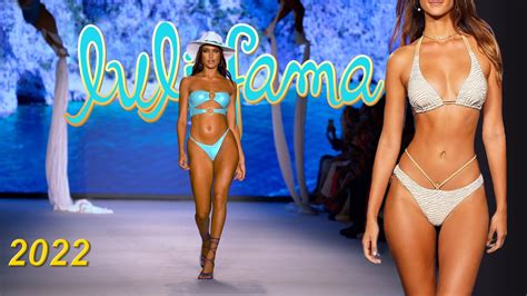 Luli Fama K Miami Swim Week Paraiso Tent Swimwear Runway