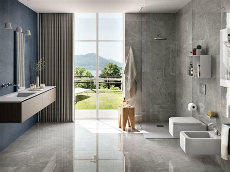 Rivestimento Bagno Effetto Marmo Full Lappato Rettificato Pulpis Grey