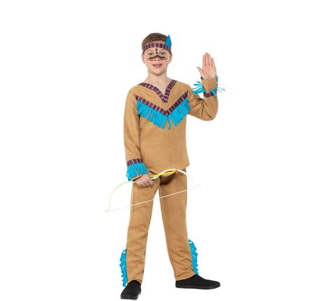 Disfraz Indio Marrón para niño