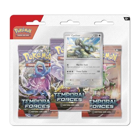 Pokémon TCG Scarlet Violet Temporal Forces 3 Booster Packs
