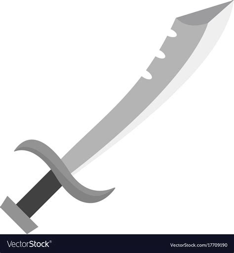 Pirate Sword Royalty Free Vector Image VectorStock