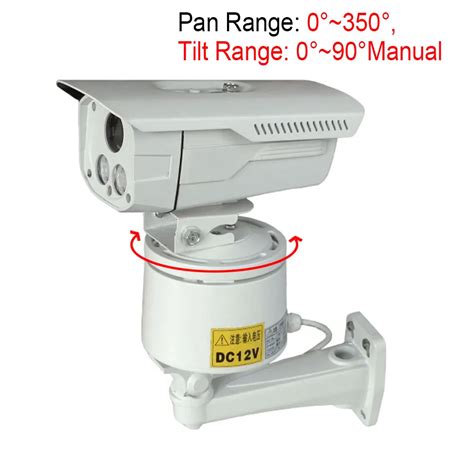 DC 12V Zewn Trzny Wodoodporny Pan Tilt Wbudowany Dekoder PTZ Rdze Do