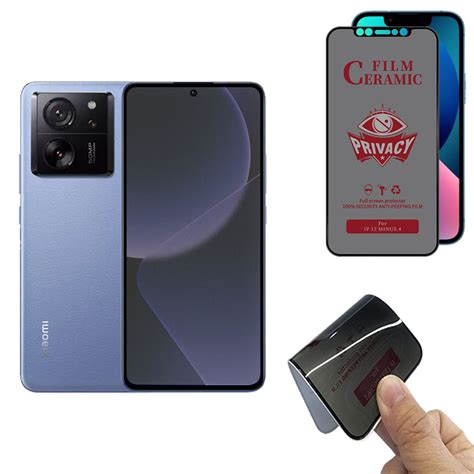 Película Protetora Cerâmica Privacidade Fosca Anti Espião 9D Xiaomi MI