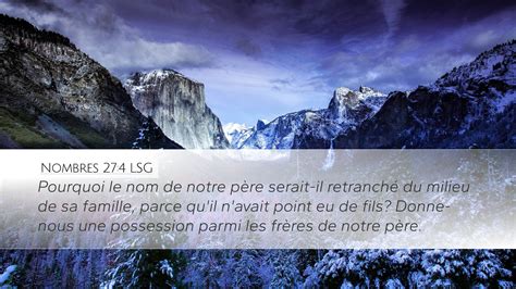 Nombres 27 4 LSG Desktop Wallpaper Pourquoi le nom de notre père