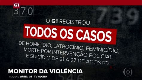 Vídeo G1 em 1 Minuto 1 195 pessoas morreram de forma violenta em uma