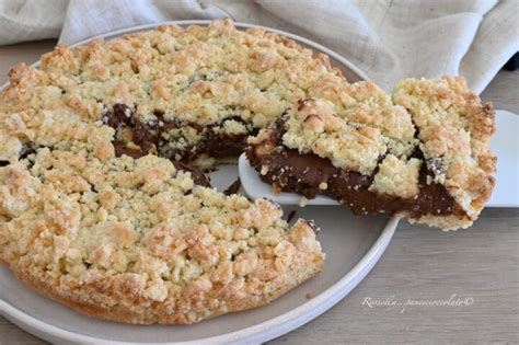 Sbriciolata Alla Nutella Ricetta Infallibile Cremosa Dentro E Friabile