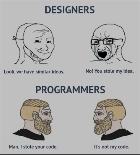copied from programminghumor chad programmers unite 🐸 r programmerhumor