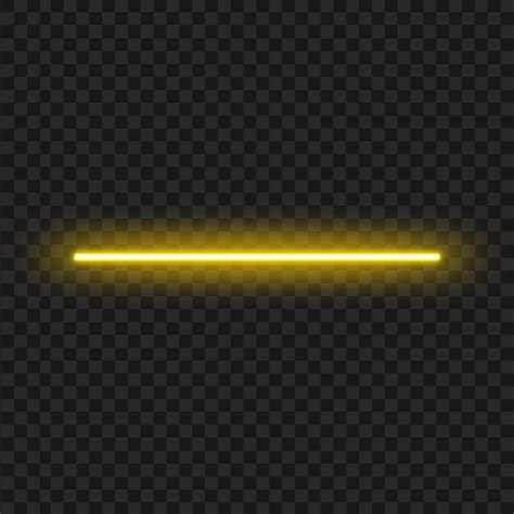 Hd Yellow Neon Line Light Png Citypng