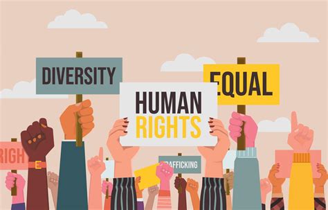 Activismo Por Los Derechos Humanos 3521856 Vector En Vecteezy