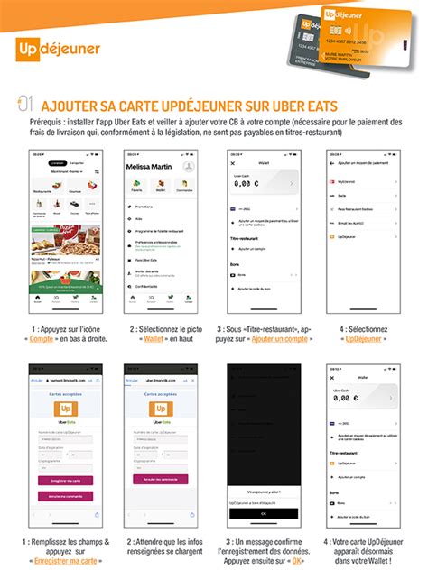 Comment régler mon repas sur Uber Eats avec ma carte UpDéjeuner