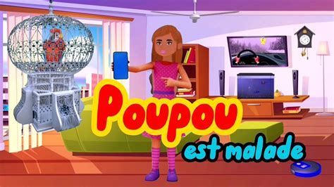 Poupou est malade Elyssa et Poupou 3ème année primaire YouTube