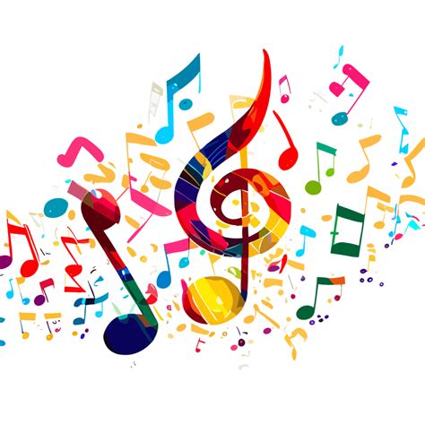 M Sica Notas Cone Clipart Transparente Fundo Png