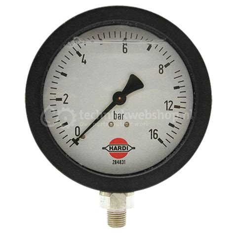 Hardi Manometer 615284831 Aansluiting 1 4 bottom Ø 100 mm