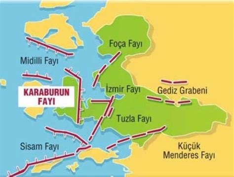 İZMİR DEPREM RİSK HARİTASI 2023 İzmir deprem fay hattı nereden