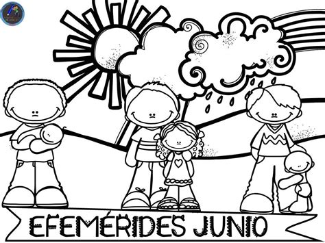Nuevas de EFEMÉRIDES MES de JUNIO 2019 BYN y COLOR Imagenes