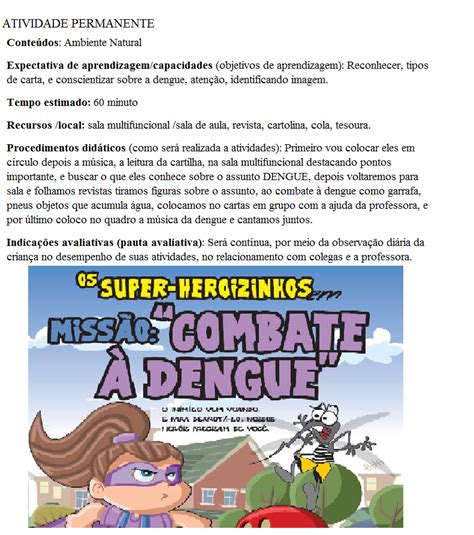 Plano De Aula Sobre A Dengue Maternal Image To U