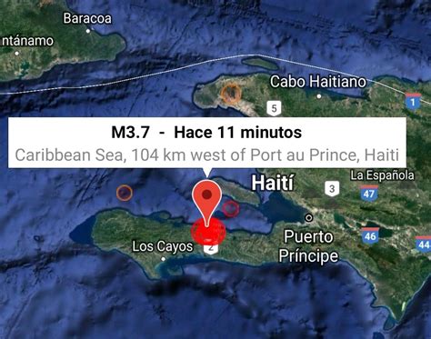 Haití dos muertes por terremoto de magnitud 5 3