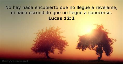 25 de julio de 2023 Versículo de la Biblia del día Lucas 12 2