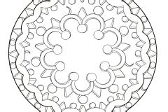 Mandala With Sun In The Middle Zen Anti Stress Mandalas