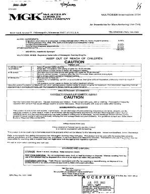 Fillable Online Epa Govpesticideschemsearchu S Epa Pesticide