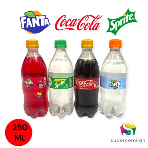Coca Cola Fanta Sprite Minuman Air Soda Botol 250 ML Lazada Indonesia