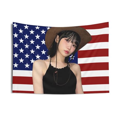 Chaewon American USA Flag Tapestry Indoor Outdoor Banner Chaewon