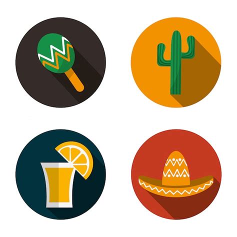 Diseño de la cultura mexicana Vector Premium