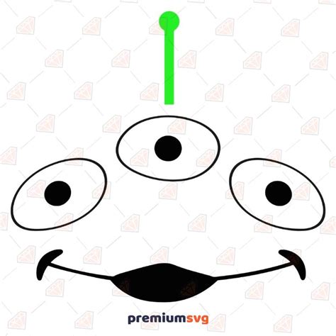Alien Face Toy Story Svg Ears Svg Png Clipart Cricut Design Singapore