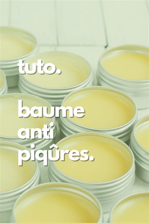 Recette Du Baume Anti Moustique Creme Anti Moustique Produits De