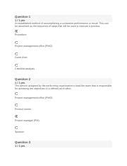 Quiz Chapter 2 And 3 Docx Question 1 1 1 Pts An Established Method
