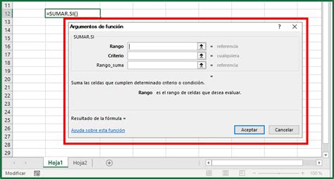 Suma Las Celdas Que Cumplen Un Determinado Criterio Con La Funci N