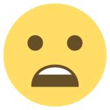 Cara Con El Ceño Fruncido Y La Boca Abierta Emoji on JoyPixels 2 0