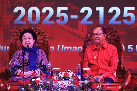 Megawati Soekarnoputri Tegaskan Pentingya Haluan Pembangunan Bali Masa