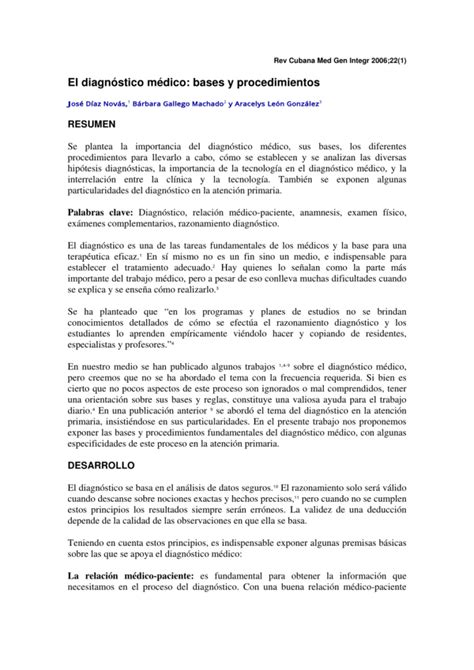 La importancia de hacer un diagnóstico médico