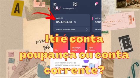 Banco Iti Conta Corrente Ou Conta Poupan A Youtube