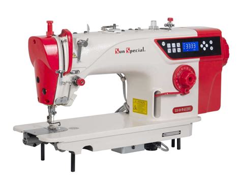 Máquina Costura Industrial Reta Eletrônica 220v SS18D4 PR QI Sun Special