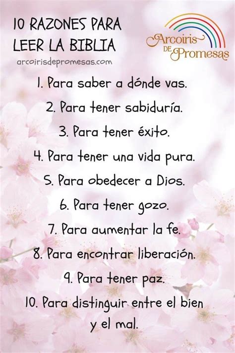 10 Razones Para Leer La Biblia Lecciones Objetivas De La Biblia Lee