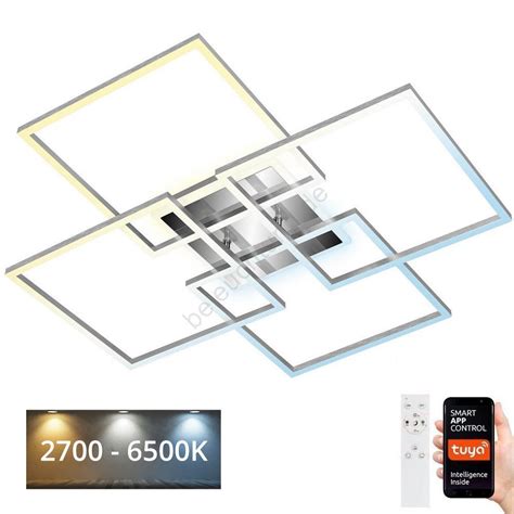 Brilo Dimmbare Led Aufbauleuchte Frame Led W Vwi Fi Tuya