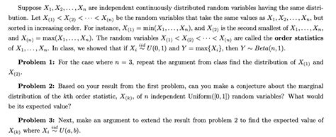 solved xn suppose x1 x2 xn are independent