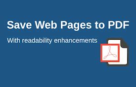 Webpage To PDF Converter Chrome Web Store