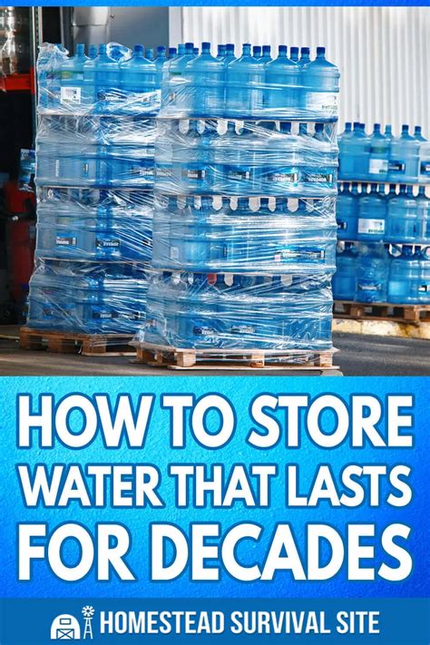 How To Store Water That Lasts For Decades Water Survival Survival
