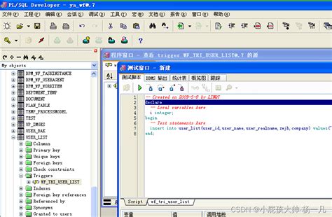 plsql developer调试 存储过程和触发器 csdn博客