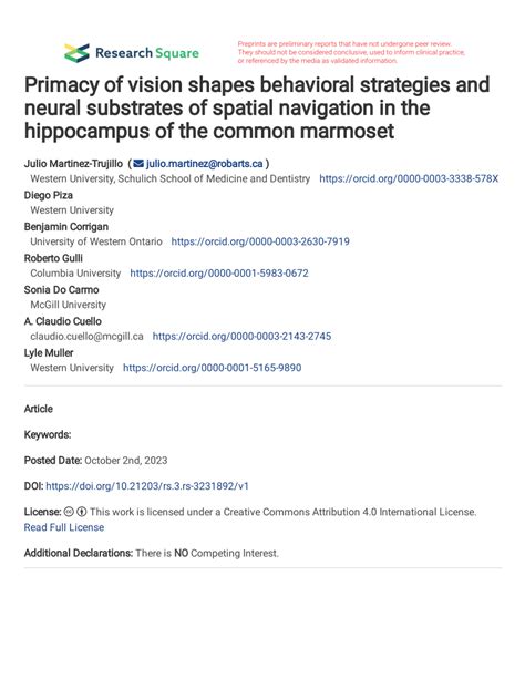 pdf primacy of vision shapes behavioral strategies and neural substrates of spatial navigation