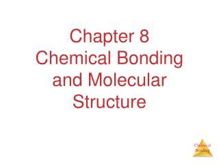 PPT Chemical Bonding And Molecular Structure PowerPoint Presentation