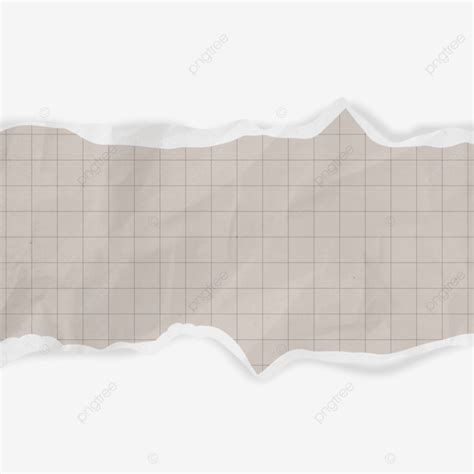 álbum De Recortes De Papel Rasgado Con Textura De Cuadrícula PNG