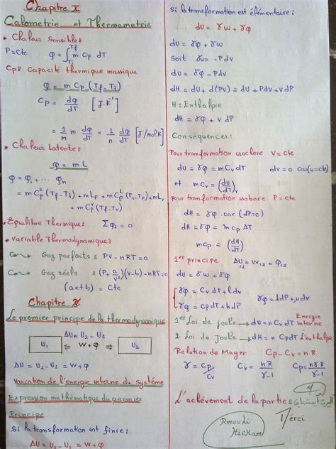 Thermodynamique Chimique Exercices Corrig S Pdf S