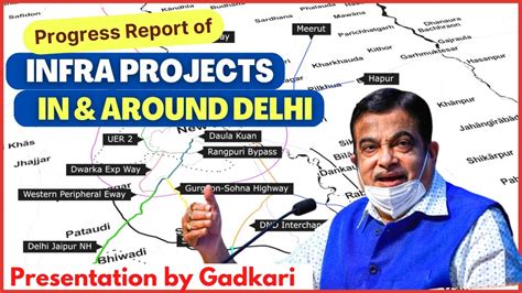 Upcoming Expressways Around Delhi Progress Report By Nitin Gadkari