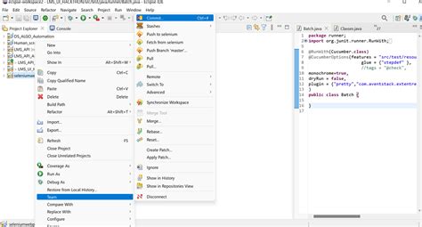 how to push eclipse projects to github