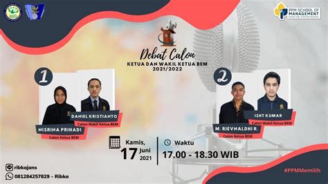 Debat Calon Ketua Dan Wakil Bem Youtube