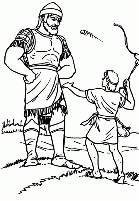 Bíblia e a Ciência Desenhos Bíblicos para Colorir Davi